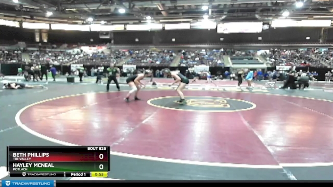 145 lbs Cons. Round 6 - Beth Phillips, Tri-Valley vs Hayley McNeal, Potlach