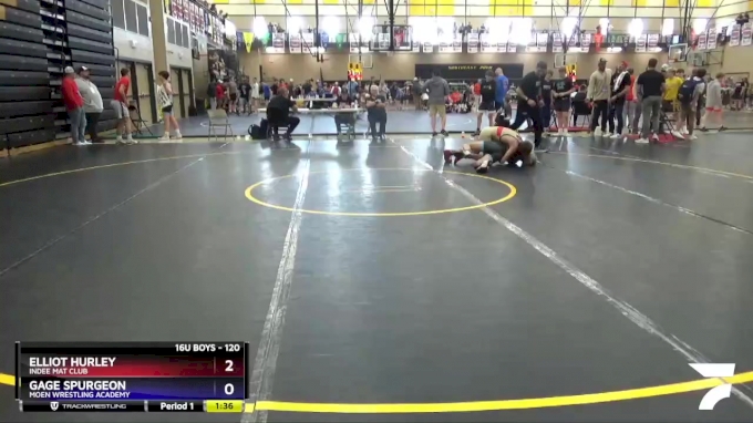 120 lbs 3rd Place Match - Elliot Hurley, Indee Mat Club vs Gage ...