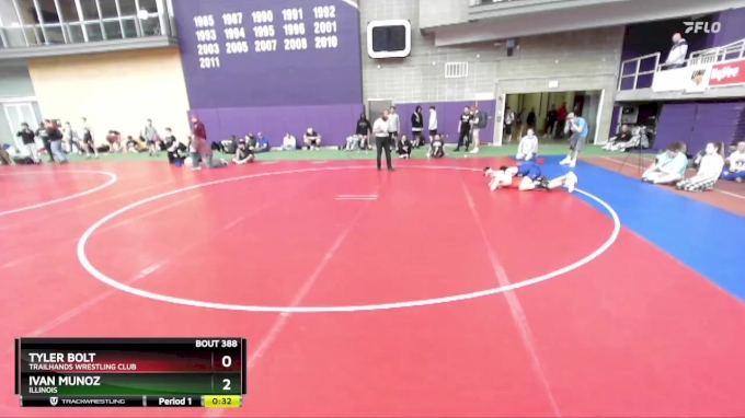 120 lbs Cons. Round 3 - Ivan Munoz, Illinois vs Tyler Bolt, Trailhands ...