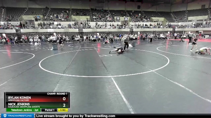 119 lbs Champ. Round 1 - Nick Jenkins, Kaukauna Grappling Ghosts vs ...