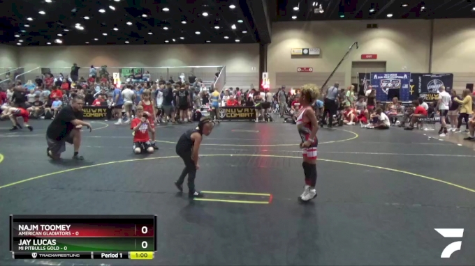 46 lbs Quarterfinals (8 Team) - Najm Toomey, American Gladiators vs Jay ...