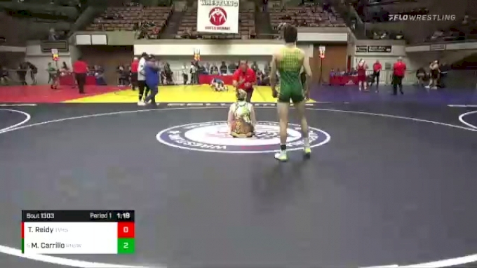 113 lbs Quarterfinal - Mason Carrillo, Royal High School Wrestling vs ...