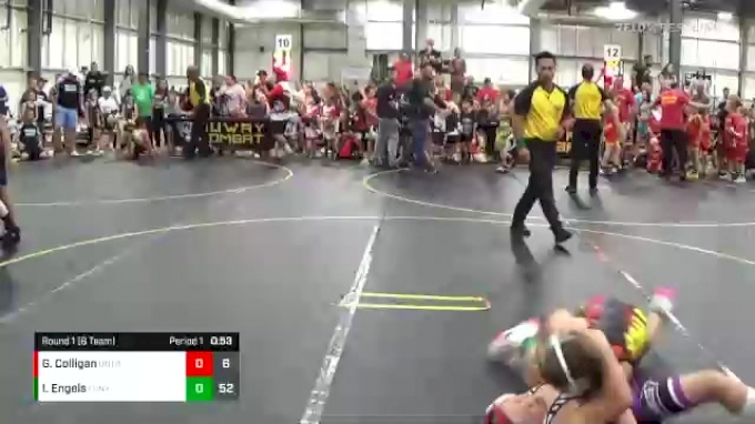 Round 1 (6 Team) - Isaiah Engels, The Funky Singlets Yellow vs Garrett ...