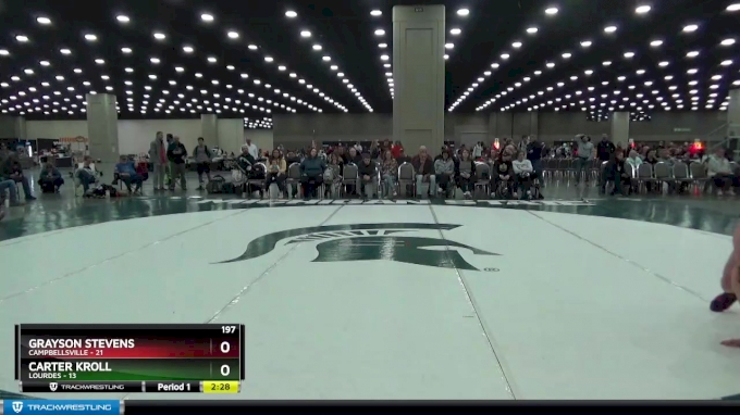 197 lbs Placement (4 Team) - Grayson Stevens, Campbellsville vs Carter ...