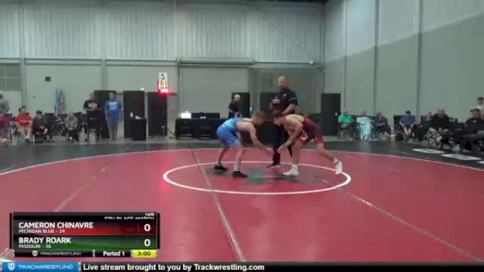 126 lbs Placement Matches (8 Team) - Cameron Chinavre, Michigan Blue vs ...