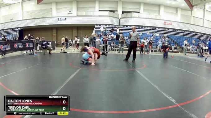 119 lbs Quarterfinal - Trevor Carl, American Dream Wrestling Club vs ...