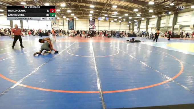 120 lbs Consi Of 8 #2 - Marlo Clark, FL vs Zach Morse, MT