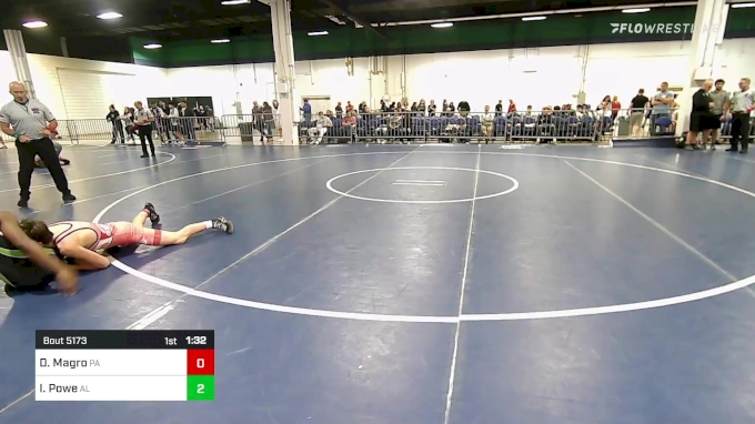 132 lbs Consi Of 64 #2 - Devon Magro, PA vs Isaiah Powe, AL