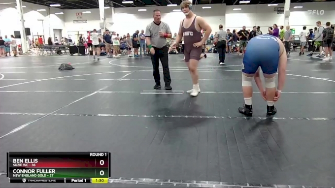 285 lbs Round 3 (4 Team) - Connor Fuller, New England Gold vs Ben Ellis ...