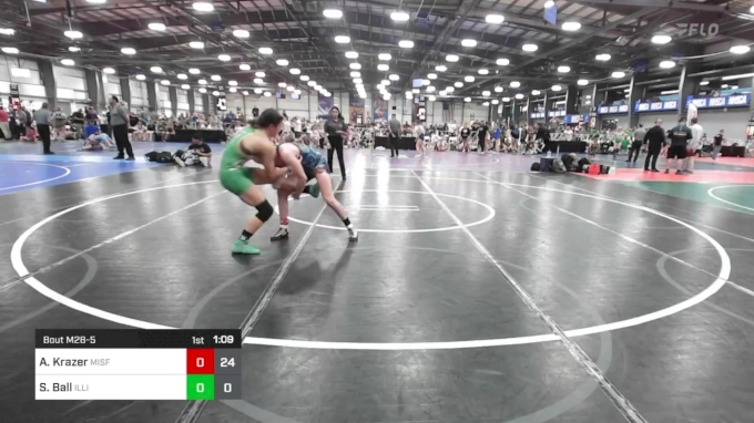 126 lbs Rr Rnd 2 - Aubre Krazer, Misfits Girls Wrestling vs Sophia Ball ...