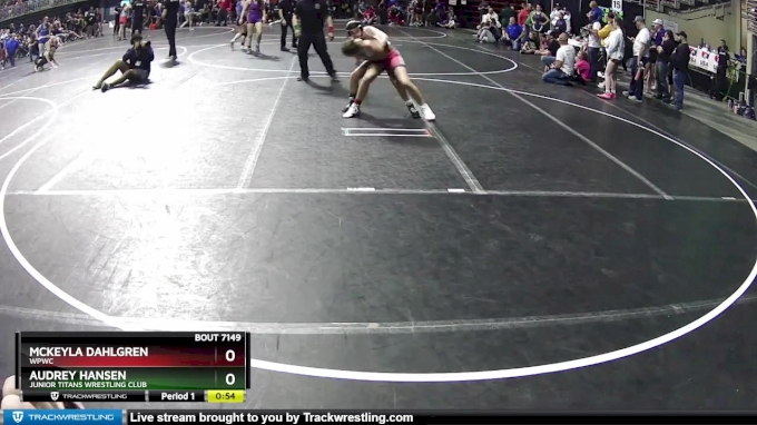 138 lbs Cons. Round 2 - Audrey Hansen, Junior Titans Wrestling Club vs ...