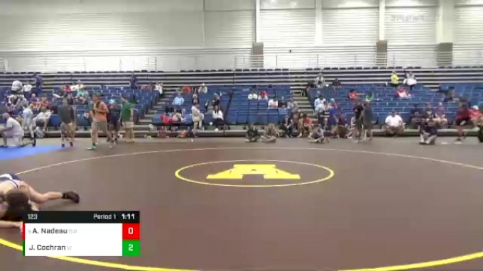 123 lbs Champ. Round 3 - Aslan Nadeau, Blackman Wrestling vs Jayden ...