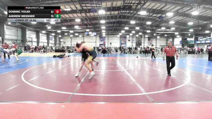 152 lbs Consi Of 16 #2 - Dominic Volek, NJ vs Andrew Messner, PA