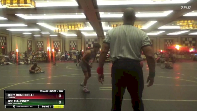 140 lbs 1st Place Match - Joey Rondinelli, Olympic vs Joe Mahoney, New ...
