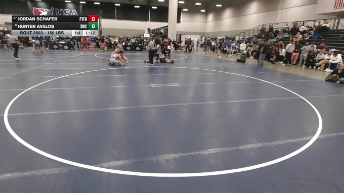 150 lbs Champ. Rd Of 32 - Jordan Schafer, Pierre T.F. Riggs High School ...
