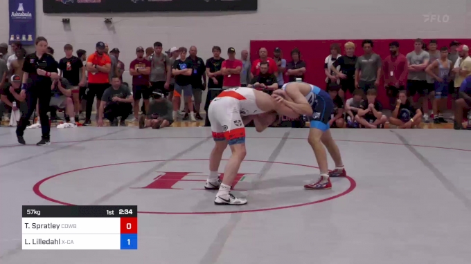 57 kg Rr Rnd 2 - Troy Spratley, Cowboy RTC vs Luke Lilledahl, X-Calibur ...
