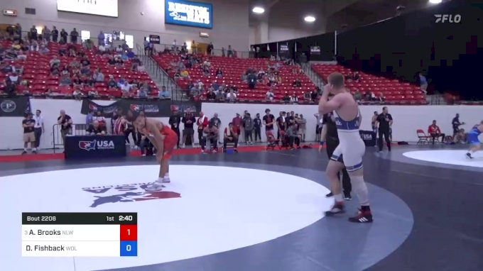 86 kg Rnd Of 32 - Aaron Brooks, Nittany Lion Wrestling Club / TMWC vs ...