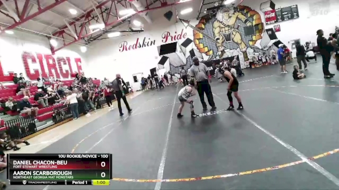 100 lbs Round 1 - Aaron Scarborough, Northeast Georgia Mat Monstars vs ...