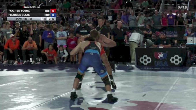 65 lbs 3rd Place Match - Carter Young, Cowboy RTC/ Titan Mercury ...