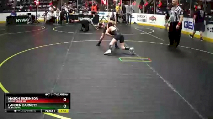 57 lbs 3rd Place Match - Mason Dickinson, Grand Ledge WC vs Landen ...