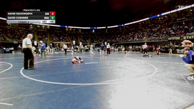 44 lbs Consy 2 - Gavin Duckworth, Abington Heights vs David Cushner ...