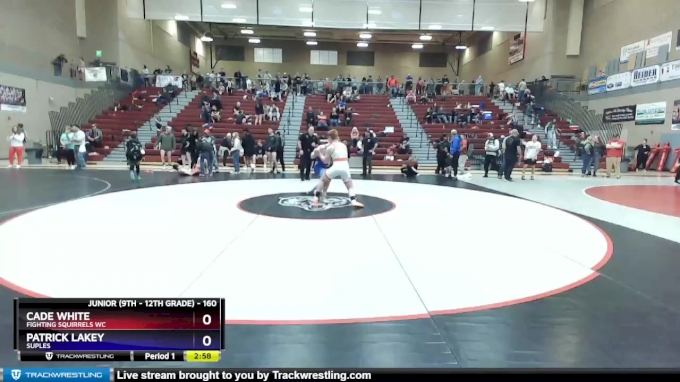 160 lbs Semifinal - Cade White, Fighting Squirrels WC vs Patrick Lakey ...