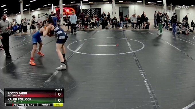 84 lbs Round 2 (4 Team) - Rocco Fabri, Red Devil WC vs Kaleb Pollock ...