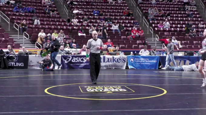 124 lbs Round Of 16 - Eliana White-Vega, Cumberland Valley-G vs Gracie ...