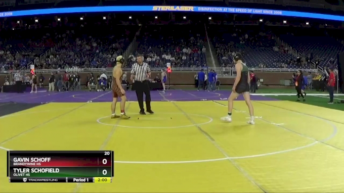 D3-157 lbs Semifinal - Gavin Schoff, Brandywine HS vs Tyler Schofield ...