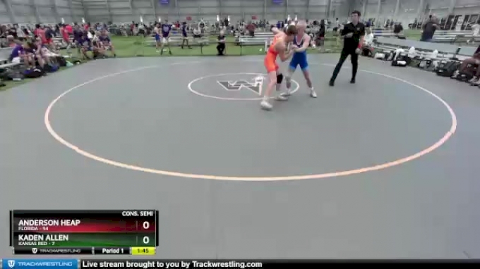 132 lbs 2nd Wrestleback (8 Team) - Anderson Heap, Florida vs Kaden ...
