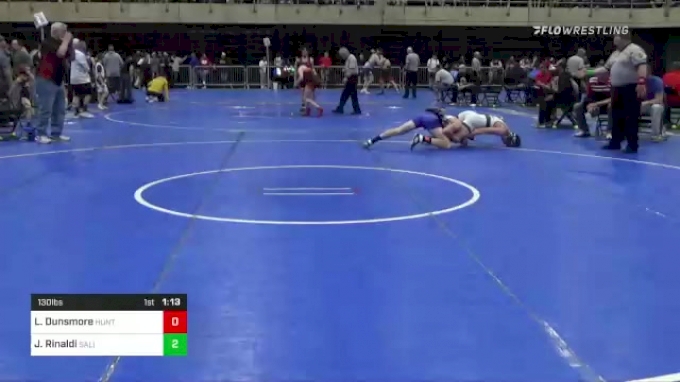 130 lbs Round Of 16 - Landon Dunsmore, Huntingdon vs Jordan Rinaldi ...