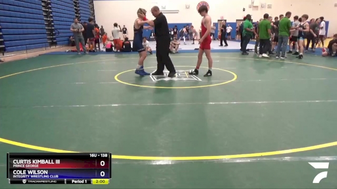 138 lbs Champ. Round 1 - Curtis Kimball Iii, Prince George vs Cole ...