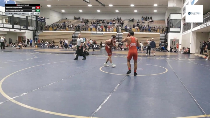 157 lbs Consi Of 4 - Ryder Yoshitake, Cornell vs Matthew Staples ...