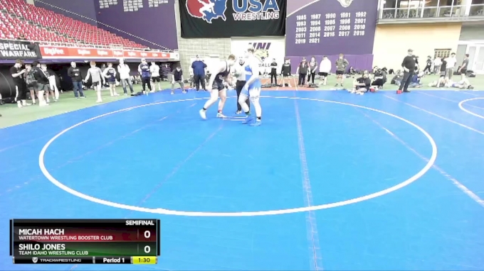 285 lbs Semifinal - Micah Hach, Watertown Wrestling Booster Club vs ...