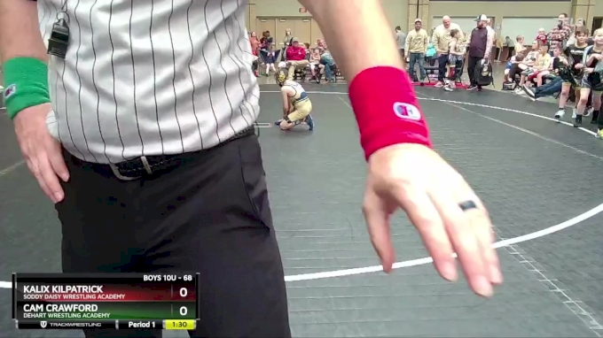 68 lbs Quarterfinal - Cam Crawford, Dehart Wrestling Academy vs Kalix ...