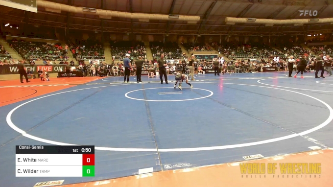 52 lbs Consolation - Emory White, MarcAurele Youth vs Chance Wilder ...