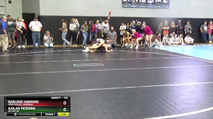 170 lbs 5th Place Match - Raelene Hawkins, Iowa Valley, Marengo vs ...