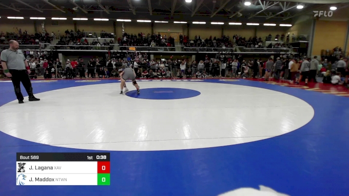 150 lbs Consolation - John Lagana, Xavier vs Jake Maddox, Newtown