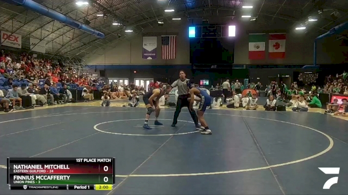 144 lbs Finals (2 Team) - Finnius McCafferty, Union Pines vs Nathaniel ...