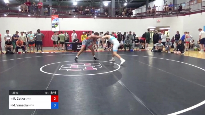 125 kg Consi Of 8 #1 - Ryan Catka, Cavalier Wrestling Club vs Max ...
