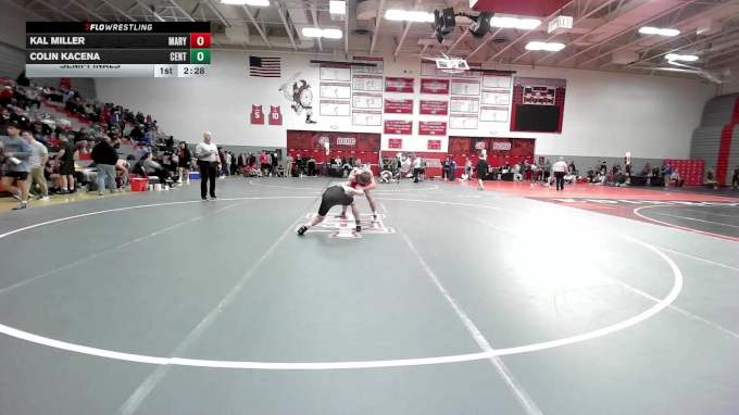 149 lbs Semifinal - Kal Miller, Maryland vs Colin Kacena, Central ...