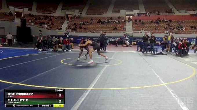 D2-144 lbs Quarterfinal - Jose Rodriguez, Kofa vs Elijah Little ...