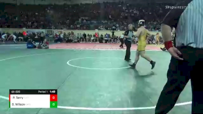 4A-220 lbs 1st Place Match - Parrish Terry, Tuttle vs Gunner Wilson ...