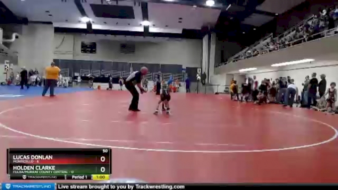 50 lbs Placement (4 Team) - Lucas Donlan, Monticello vs Holden Clarke ...