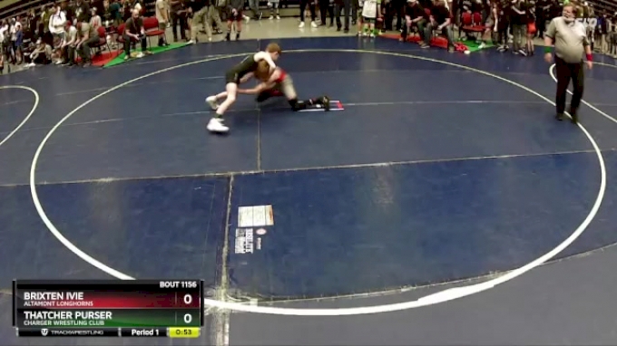 75 lbs Quarterfinal - Thatcher Purser, Charger Wrestling Club vs ...