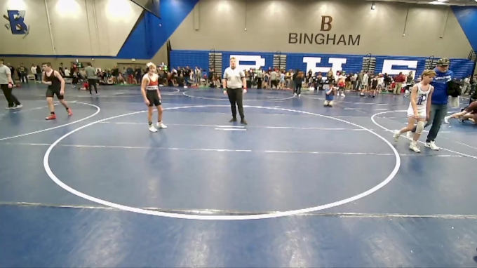110 lbs Champ. Round 1 - Nash Redd, Bear River Wrestling Club vs Mailei ...