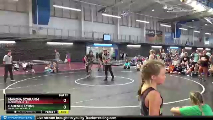 175 lbs Placement (4 Team) - Makena Schramm, Black Mambas vs Cadence ...
