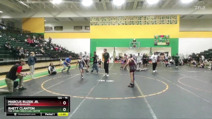 75 lbs Round 3 - Rhett Clanton, The Storm Wrestling Center vs Marcus ...