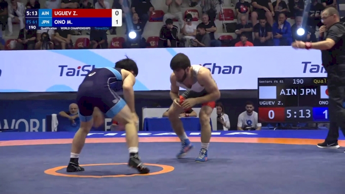 61 kg Qualif. - Zavur Uguev, Individual Neutral Athletes vs Masanosuke ...