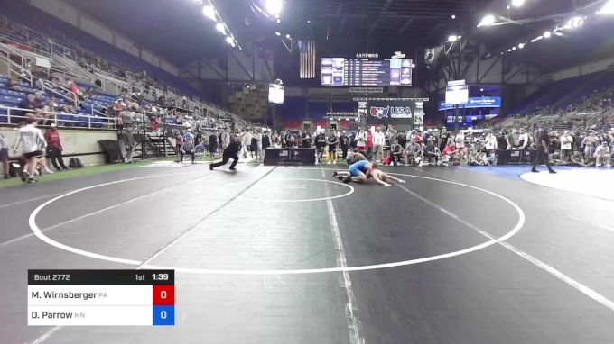132 lbs Cons 16 #2 - Max Wirnsberger, Pennsylvania vs Davis Parrow ...